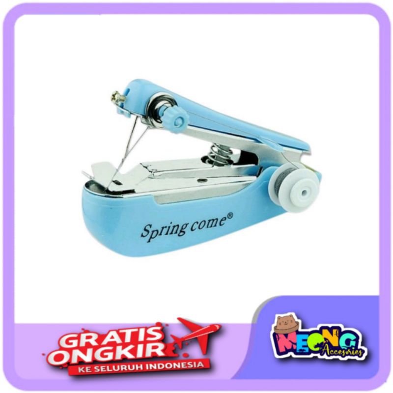 Jual Mesin Jahit Tangan Mini portable / Spring Come Jahit model staples ...