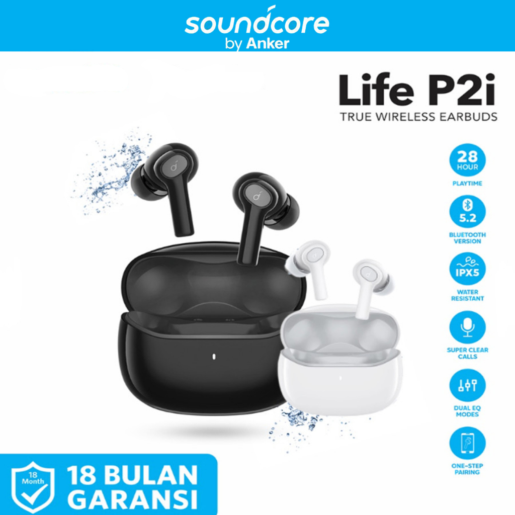 Jual ANKER Soundcore Life P2i Headset Bluetooth TWS True Wireless ...
