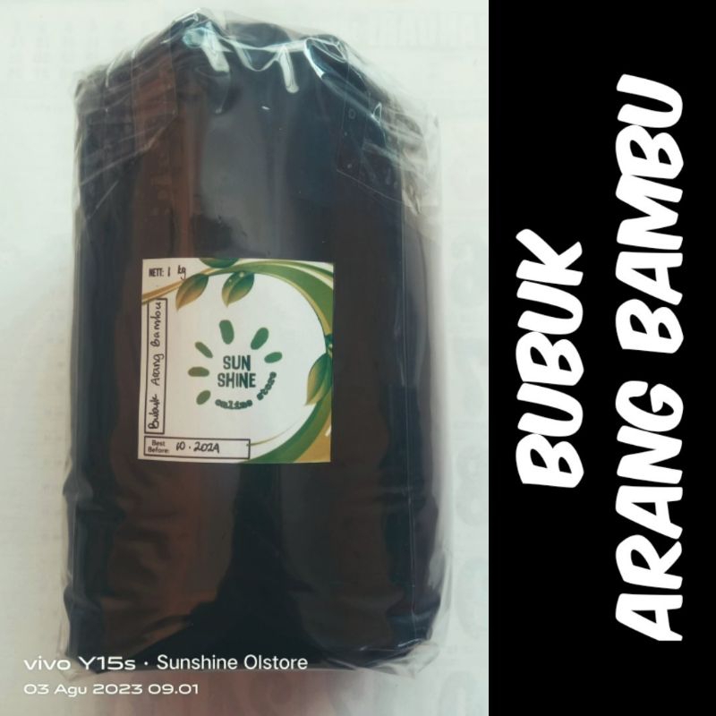 Jual bubuk arang bambu / Charcoal Activated / grade food 1kg | Shopee ...