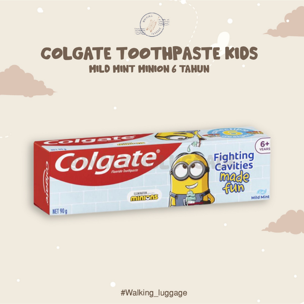 Jual Colgate Toothpaste Kids Mild Mint Minion 6 Tahun | Shopee Indonesia
