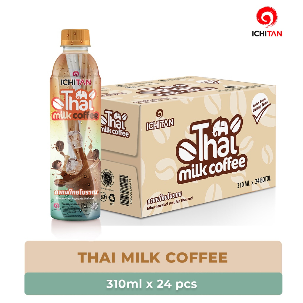 Jual Ichitan Thai Milk Coffee 1 Kardus Isi 24 Botol | Shopee Indonesia