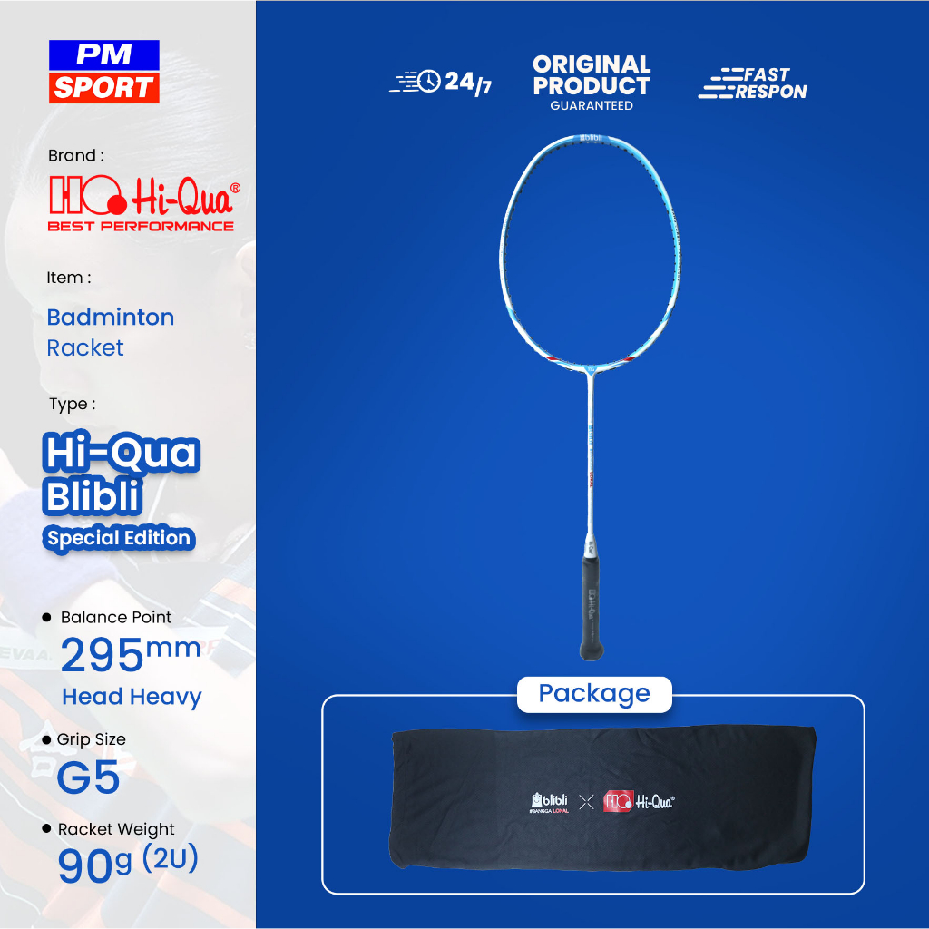 Jual RAKET BADMINTON / BULUTANGKIS HIQUA X TOKO BIRU | Shopee Indonesia
