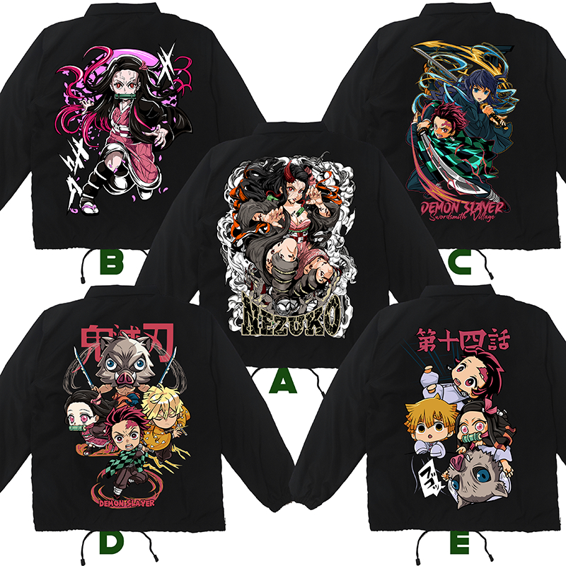 Jual JACKET COACH ANIME DEMON SLAYER KIMETSU NO YAIBA KNY NEZUKO ...