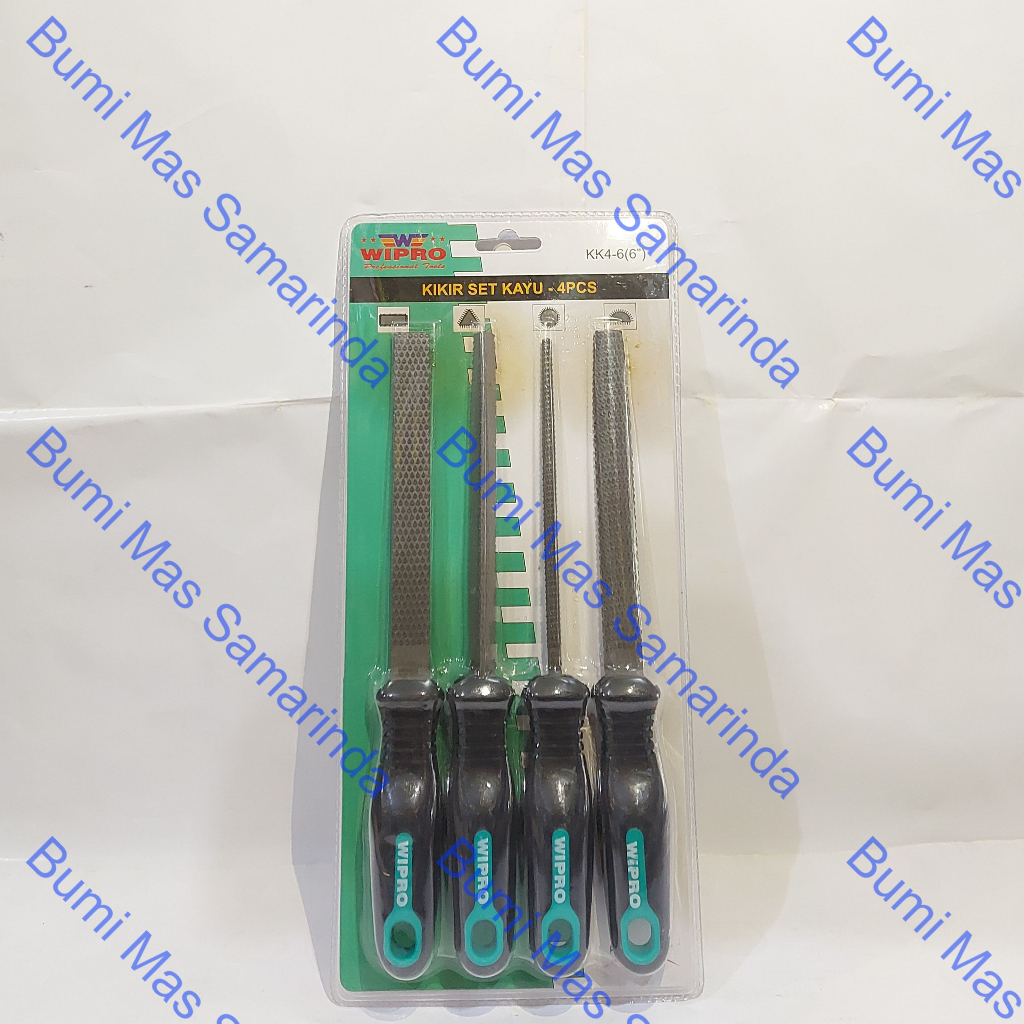 Jual WIPRO KIKIR KAYU SET 4 PCS UKURAN 6 INCH KK4-6 (6") | Shopee Indonesia