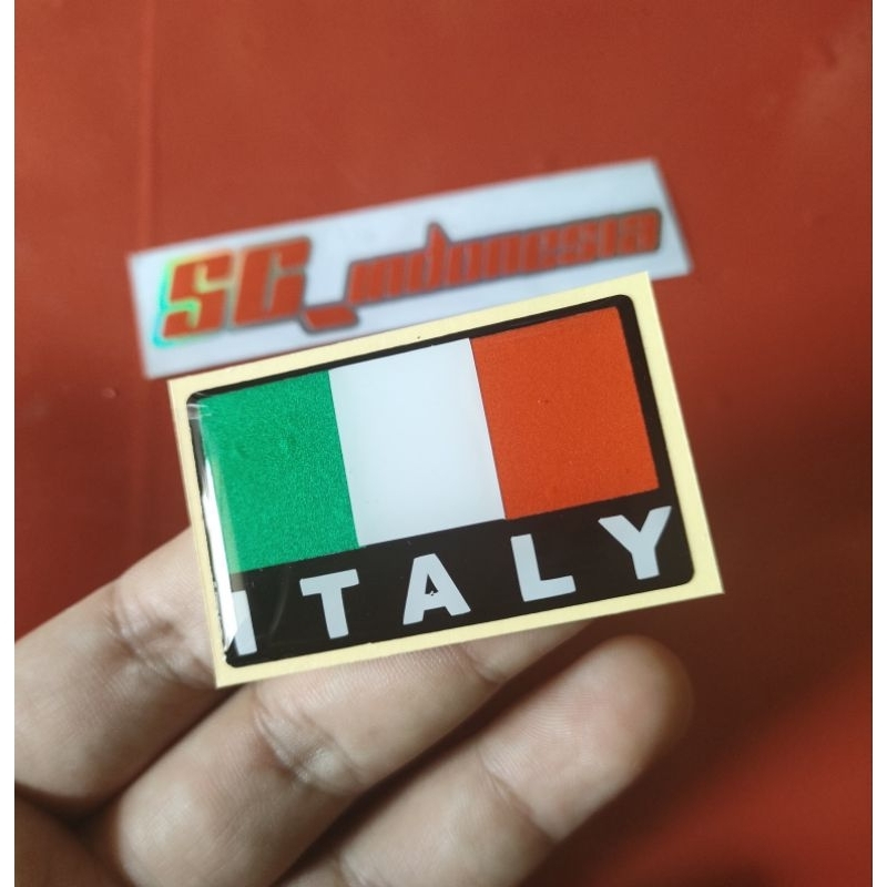 Jual STIKER TIMBUL EMBLEM BENDERA ITALY | Shopee Indonesia