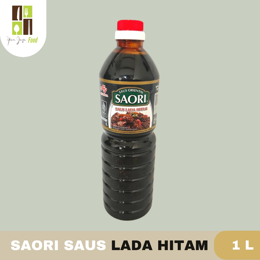 Jual Saori Sauce / Saus / Saos Lada Hitam 1000ML /1 LITER | Shopee ...