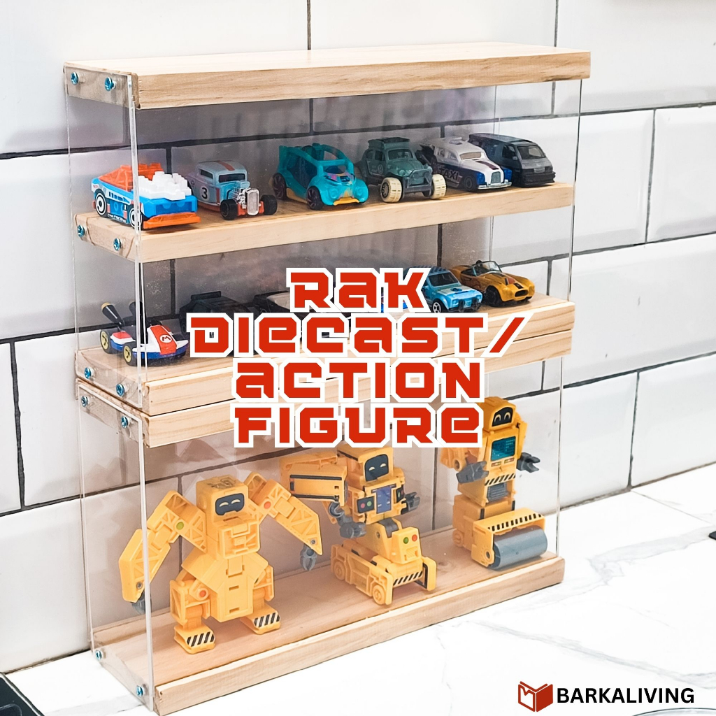Jual Rak Mainan Diecast Hotwheels Bricks Lego / Action Figure Display ...