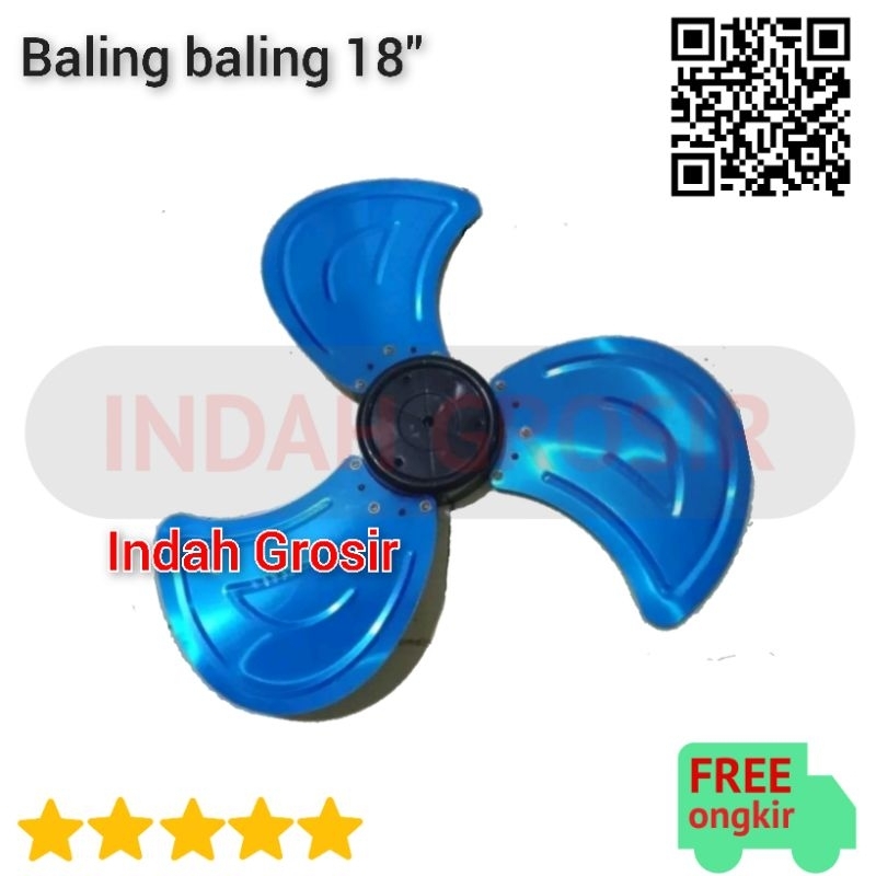 Jual BALING BALING kipas angin sayap besi + plastik 18 inch - model as ...