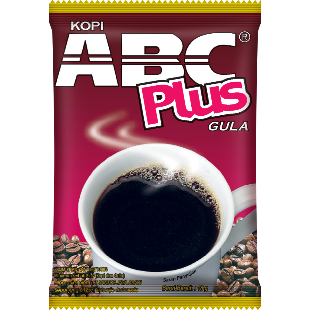 Jual KOPI ABC PLUS GULA 10 Pcs | Shopee Indonesia