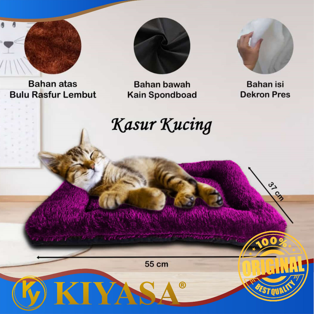 Jual Kasur Kucing Bulu Tebal Empuk / Kasur Kucing Bulu Hangat / Kasur ...
