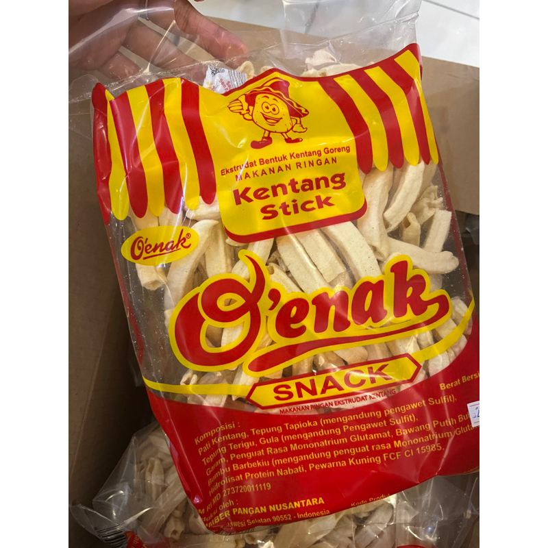 Jual Snack Kentang Stik Oenak Cemilan enak | Shopee Indonesia