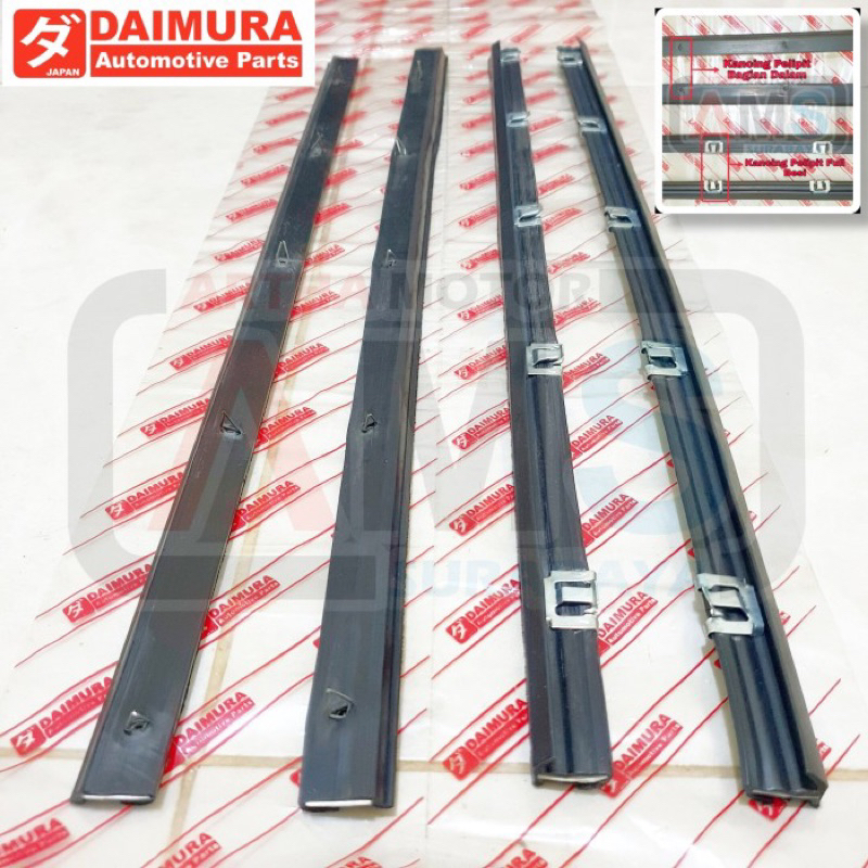 Jual [SET] Karet pelipit lis list kaca wheater strip mobil Toyota Dyna ...