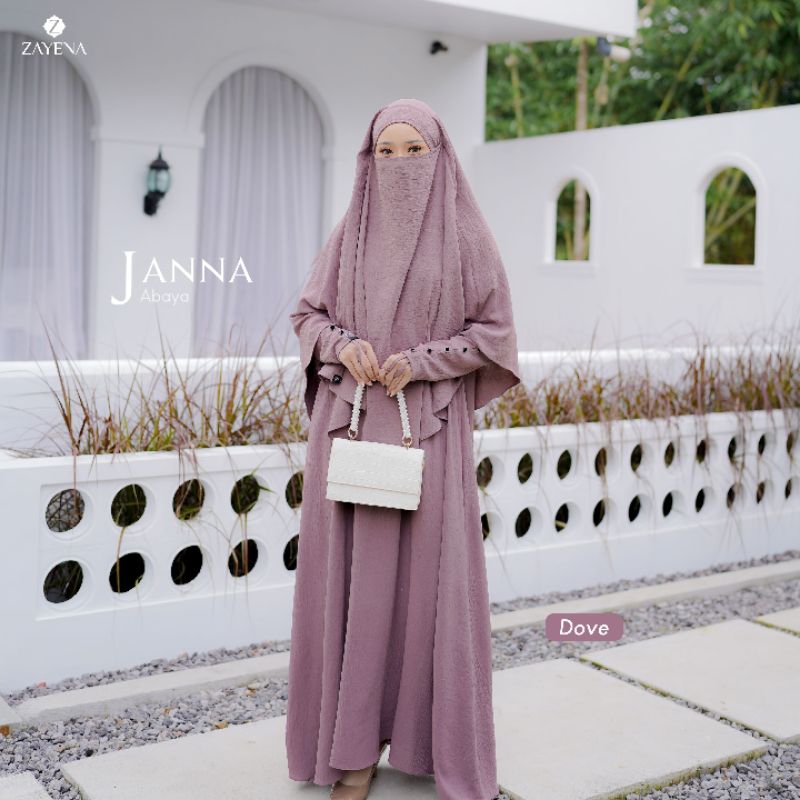 Jual Janna Abaya by Zayena Indonesia (Dress Saja) | Shopee Indonesia