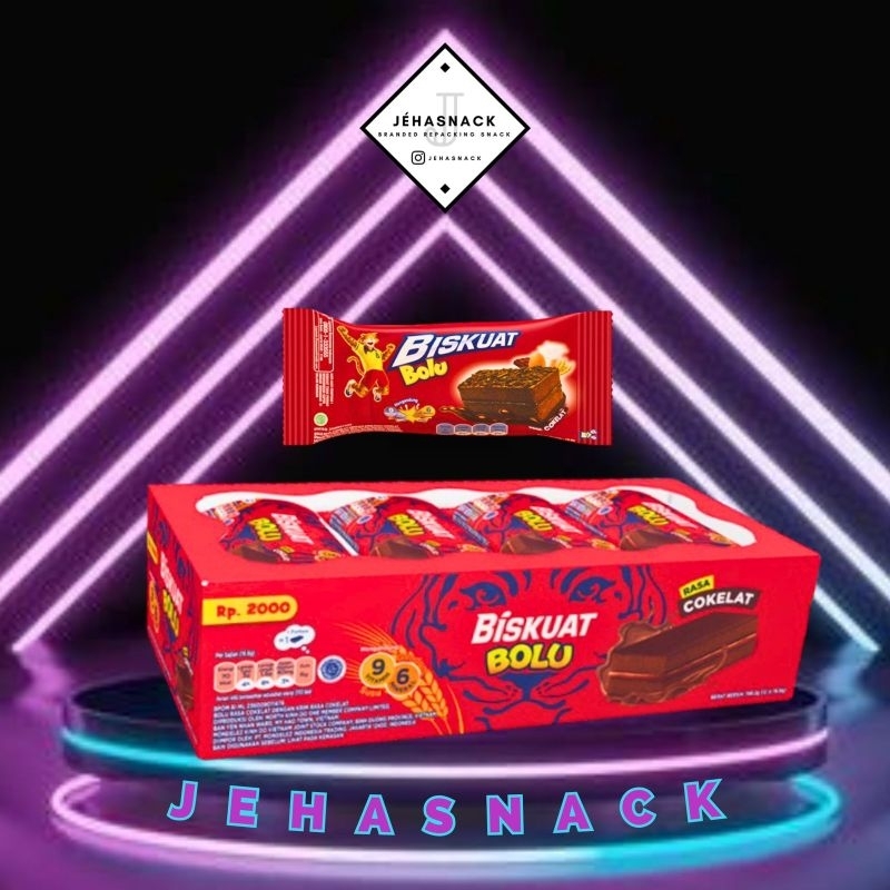 Jual [ SNACK ] Biskuat Bolu Rasa Coklat isi 12pcs | Shopee Indonesia