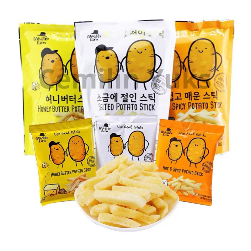 Jual Master Kim Potato Stick 70g Snack Keripik Kentang | Shopee Indonesia