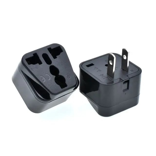 Jual Colokan Listrik kaki dua 2 Pin Gepeng Travel Adaptor USA JAPAN ...