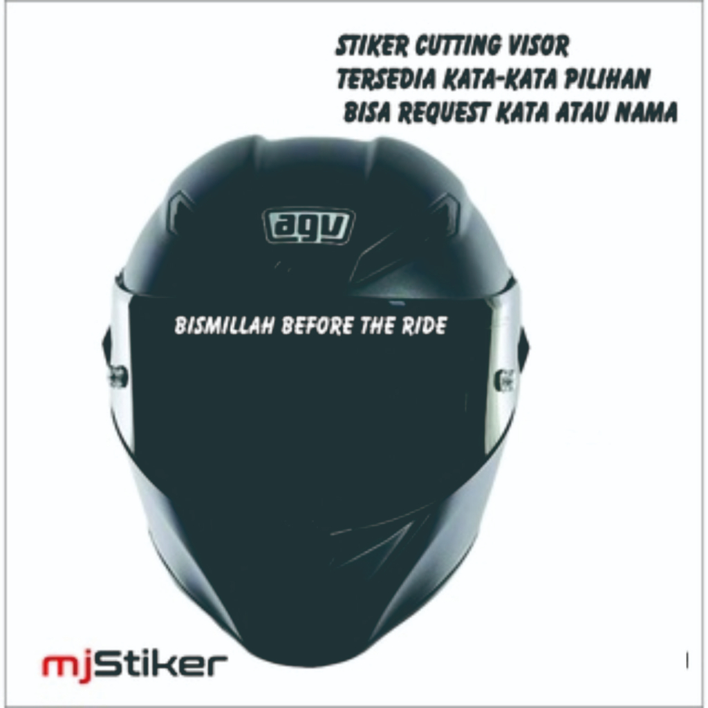 Jual stiker cutting visor Helm anti air | Shopee Indonesia