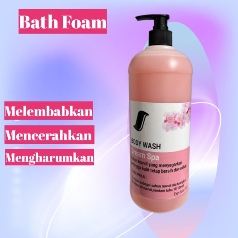 Jual BATH FOAM BODY WASH SAKURA SABUN MANDI 1 LITER | Shopee Indonesia