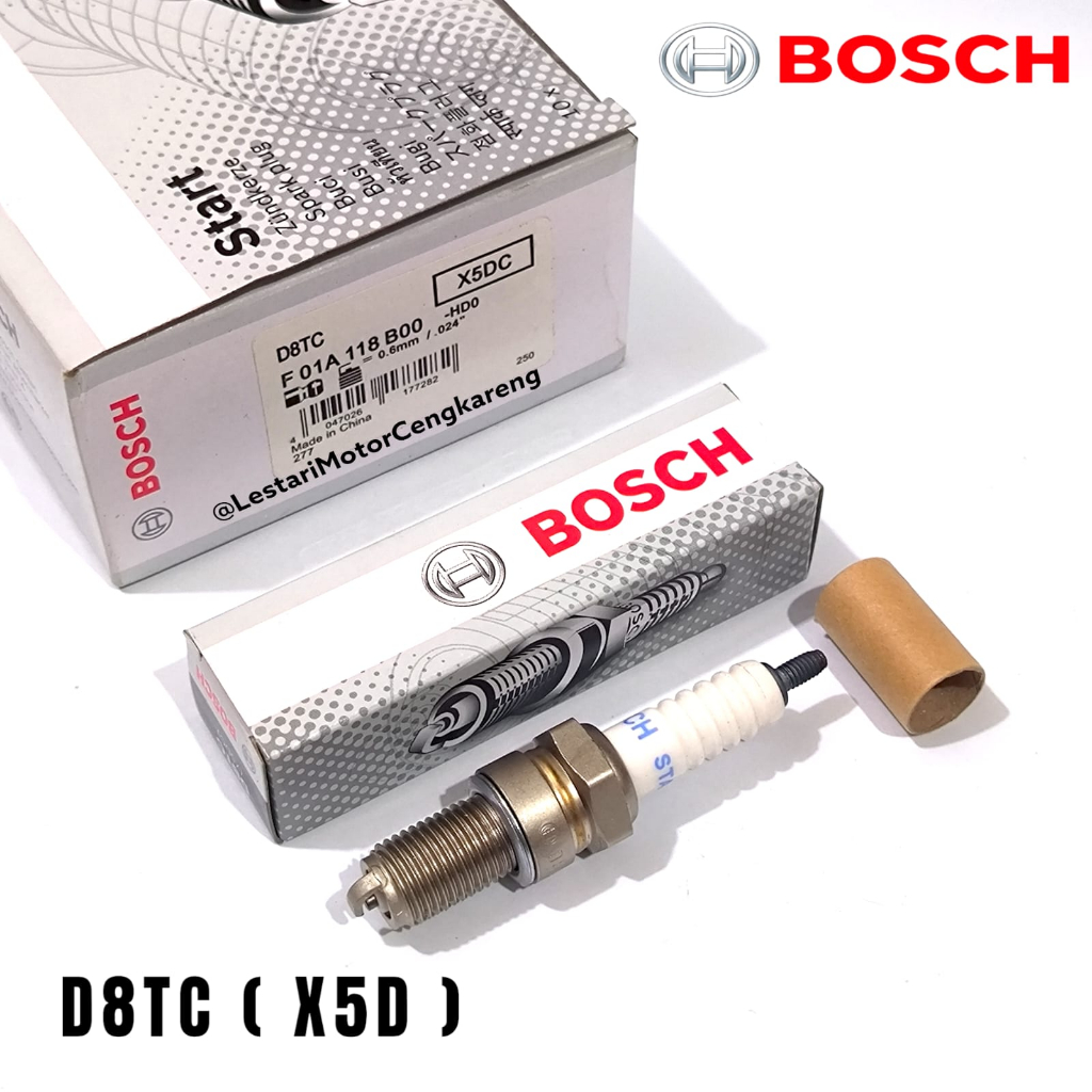 Jual BUSI BOSCH X5DC DP8EA D8TC GL PRO TIGER MEGAPRO SCORPIO ORIGINAL ...
