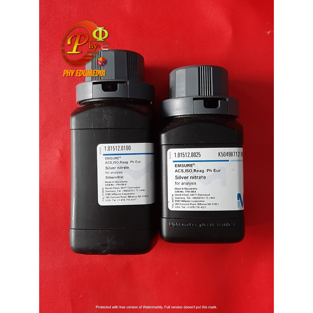 Jual Perak Nitrat / Silver Nitrate Merck (AgNO3) Analis Per Gram ...