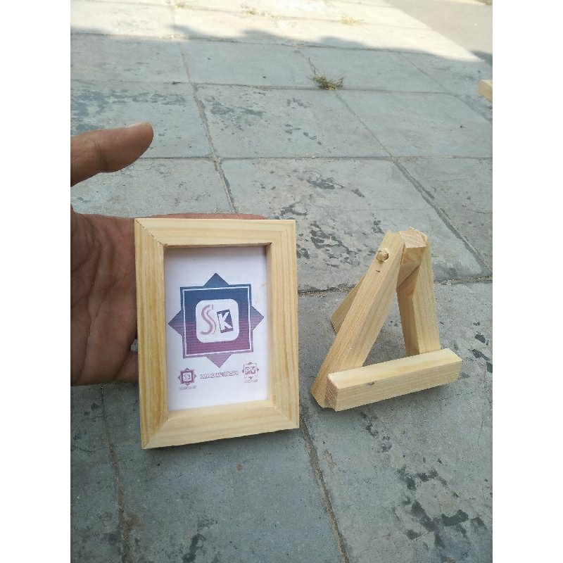 Jual Pigura Lucu 2R/Pigura Imut 2R/Frame 2R/Bingkai Bahan Jati Belanda ...
