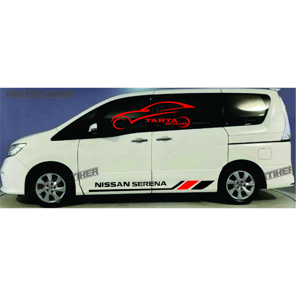 Jual Stiker cutting serena sticker mobil nissan serena striping body ...