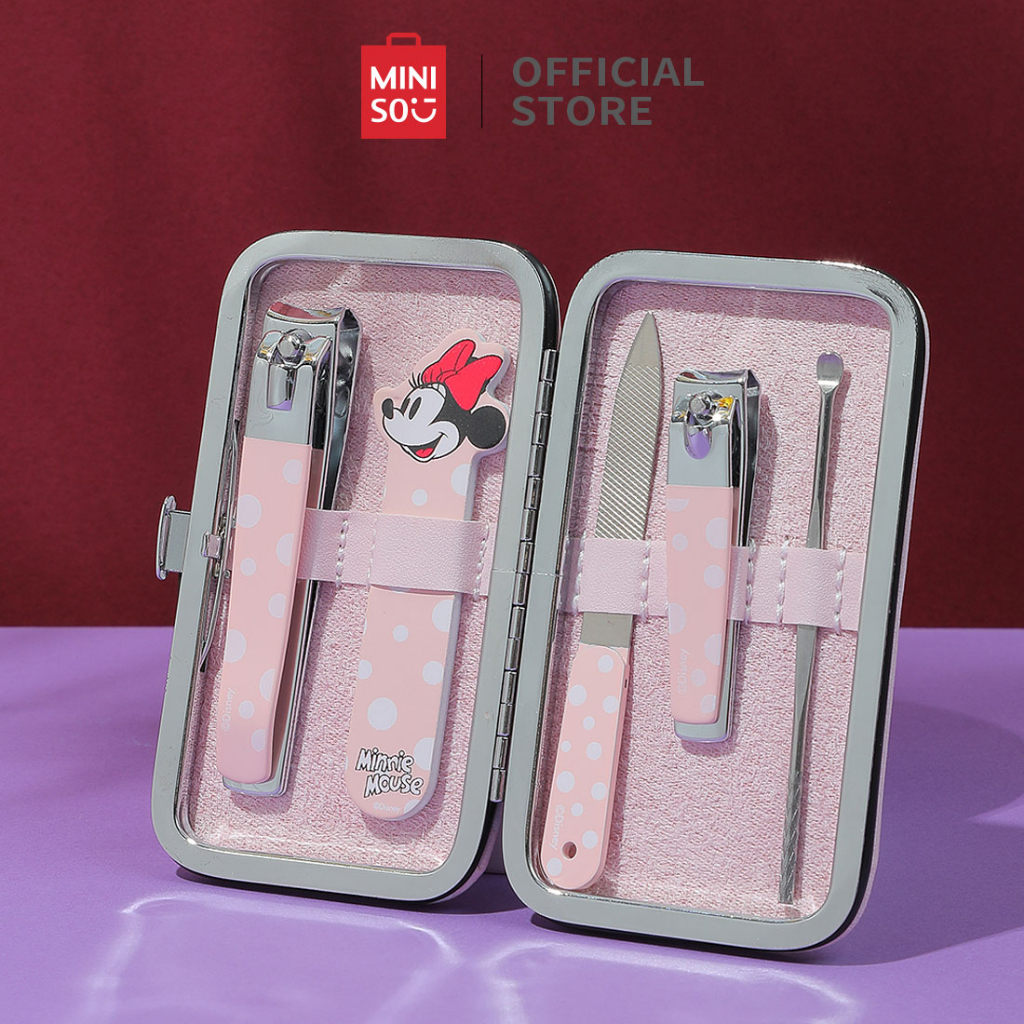 Jual MINISO Gunting Kuku Manicure Pedicure Disney Mickey Mouse Minnie 5 ...