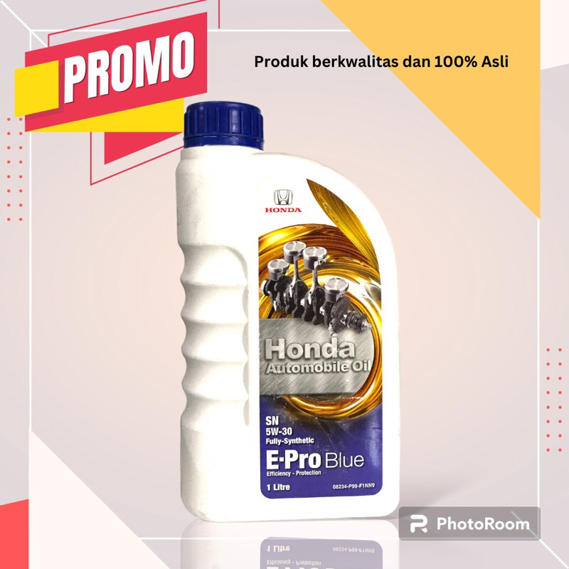 Jual Honda E-Pro blue 5w-30/ Oli mobil Honda/ Olie mobil 1 Liter ...