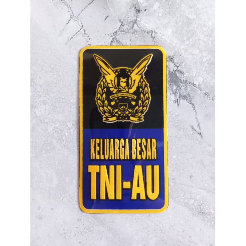 Jual STICKER BERDIRI TNI AU - STICKER TNI AU TIMBUL - STICKER MOBIL ...