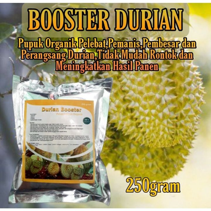 Jual [ READY ] Pupuk Booster Organik Pelebat Buah Durian dan Perangsang Durian Agar Cepat ...