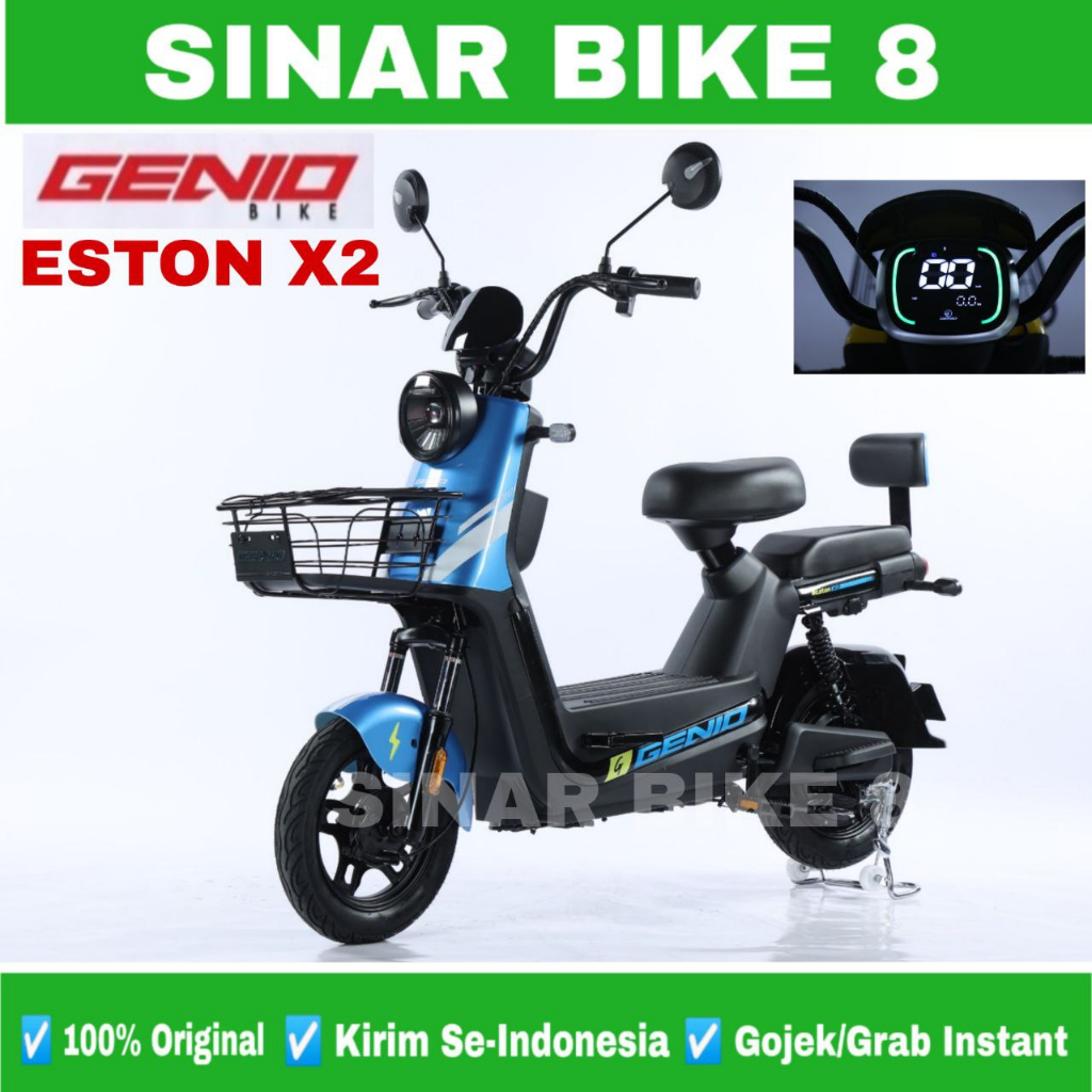 Jual Sepeda Listrik GENIO EASTON X2 By United Electric E Bike | Shopee ...