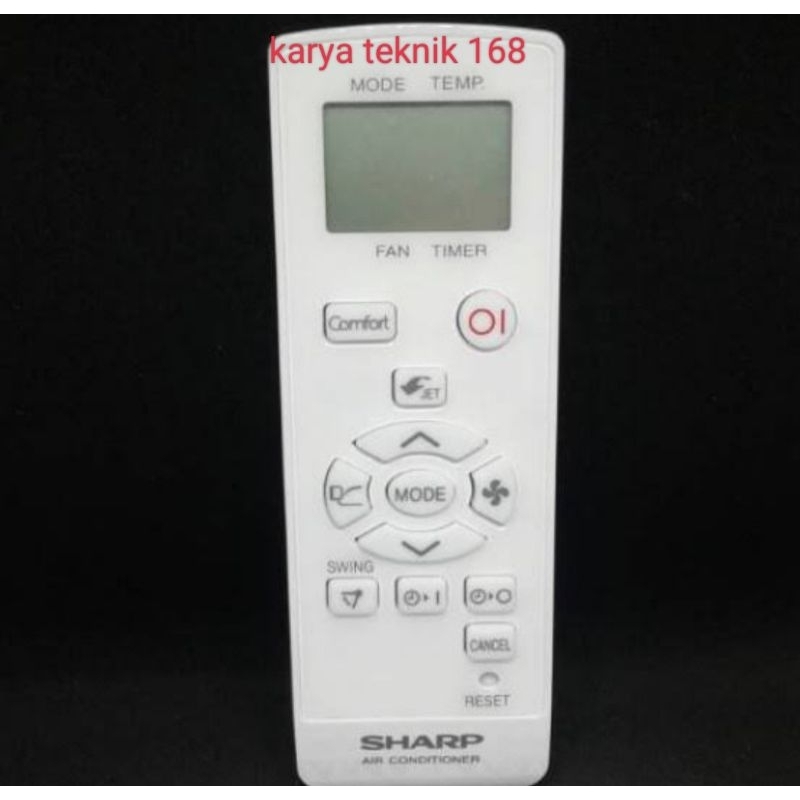 Jual REMOTE AC SHARP / REMOT SHARP CRMC A 907 JBEZ / A901 JBEZ ORIGINAL PABRIKAN / REMOTE AC ...