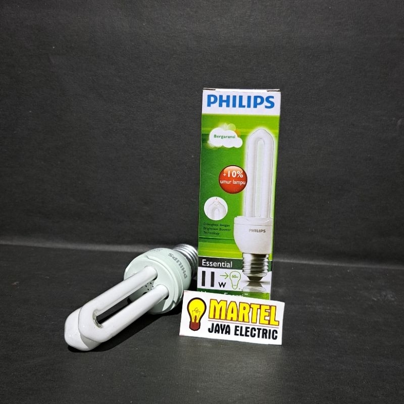 Jual Lampu philips essential 11W / PLC jari philips 11 WATT - putih ...