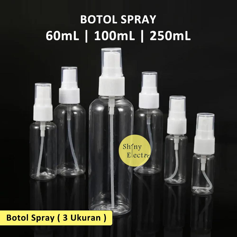 Jual Botol Spray Travel Refill 60 100 250 mL Sanitizer / Face Mist ...