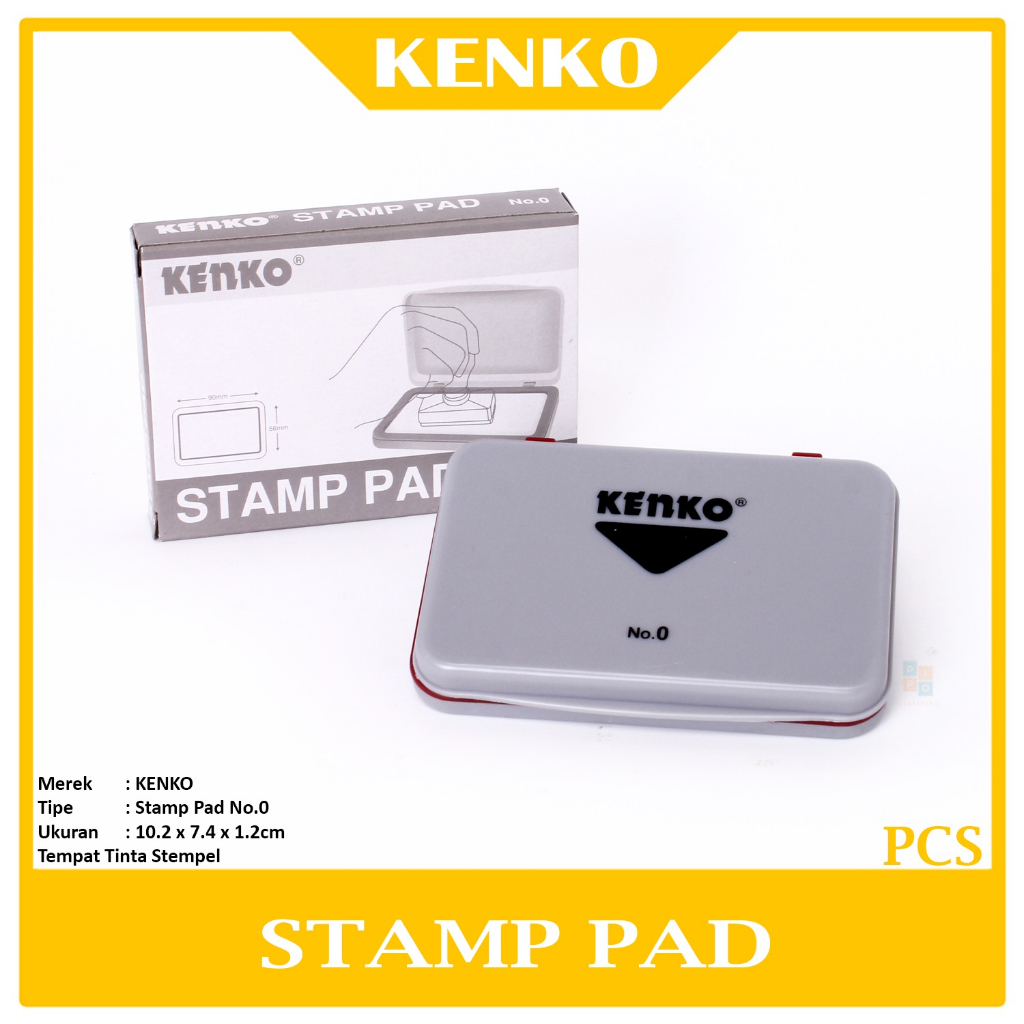 Jual KENKO - Tempat Tinta Stampel No.0 Stamp Pad - Pcs | Shopee Indonesia