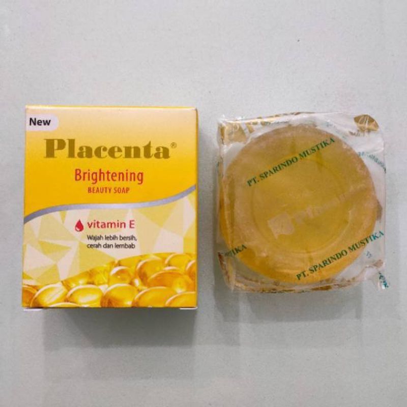 Jual Placenta/Flacenta Brightening Beauty Soap 80gr | Shopee Indonesia
