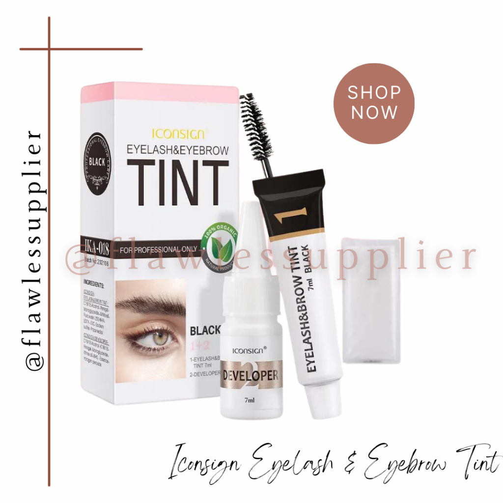 Jual EYELASH & EYEBROW 2 IN 1 / TINT DIY KIT / HENNA ALIS DAN BULU MATA ...