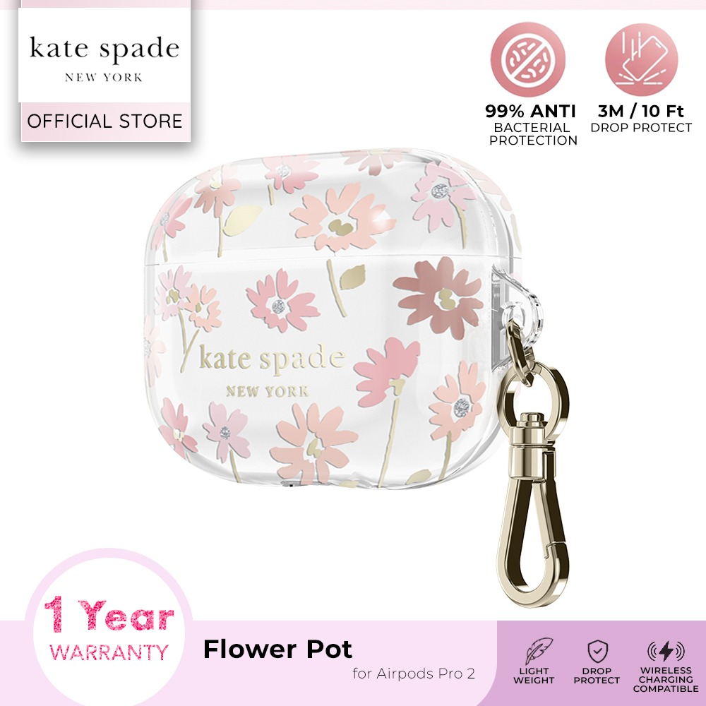 Jual Kate Spade Case Airpods Pro 2 / 2nd Gen / Pro 1 - Flower Pot ...