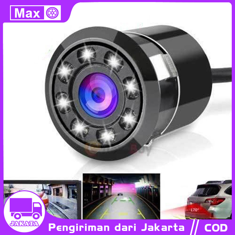 Jual 8 LED Night Vision Tahan Air Membalikkan Kamera Sudut Lebar Kamera Tampilan Belakang Mobil ...