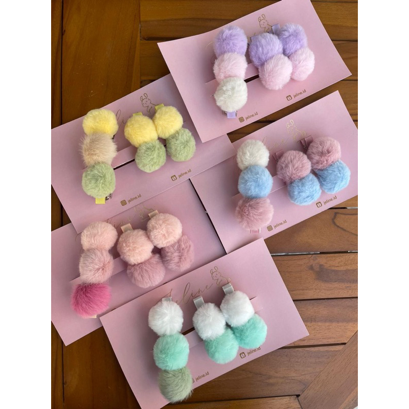 Jual Pom Pom Candy in set (3pcs) | Shopee Indonesia