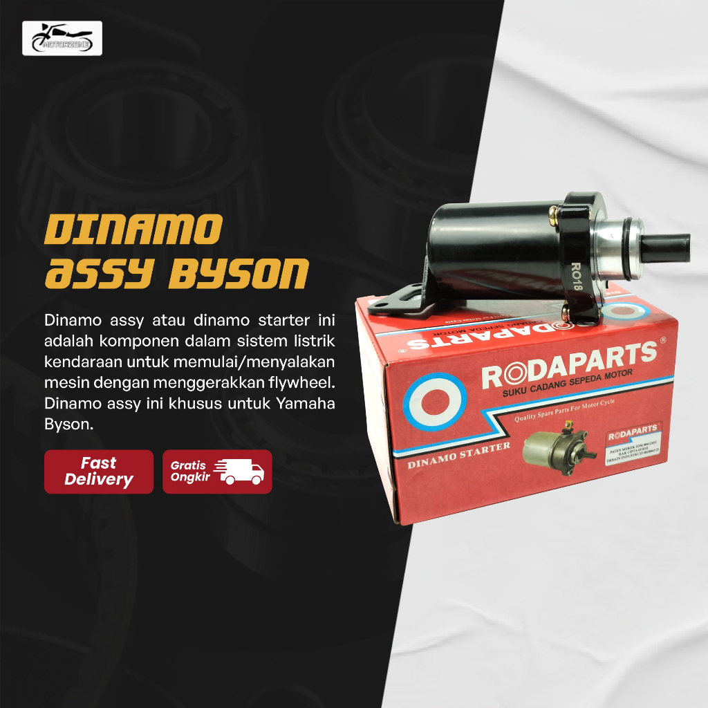 Jual Mesin Dinamo Assy Yamaha Byson Spare Part Motor Suku Cadang Motor ...