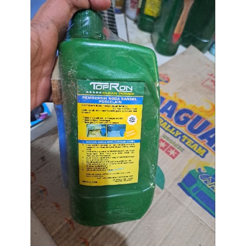Jual TOPRON PEMBERSIH NODA BANDEL PORCELAIN 1L | Shopee Indonesia