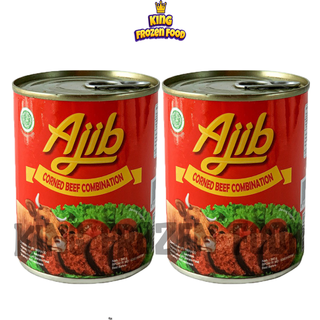 Jual Ajib Kornet Daging Sapi Isi 340G | Shopee Indonesia