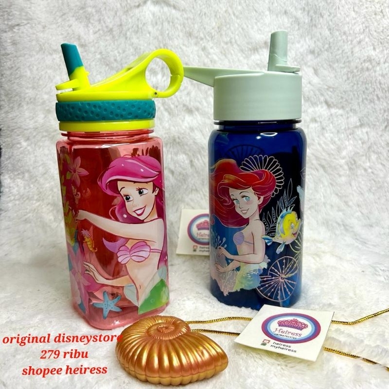 Jual Disneystore little mermaid ariel bottle botol minum | Shopee Indonesia