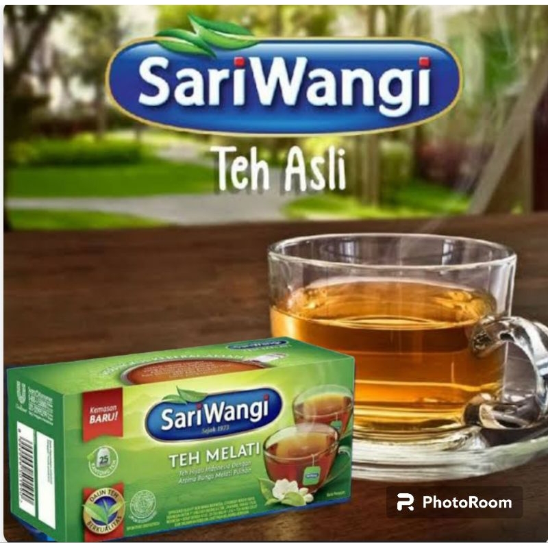 Jual Teh Sari Wangi Teh melati Daun Hijau Box isi 25 | Shopee Indonesia