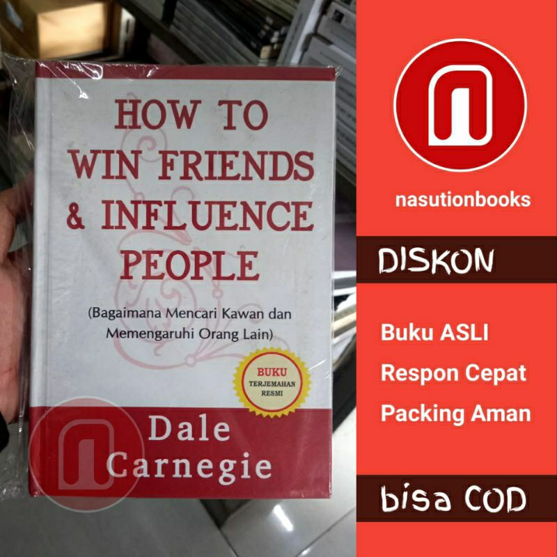 Jual Buku How to Win Friends and Influence People Dale Carnegie | Binarupa Aksara | Shopee Indonesia