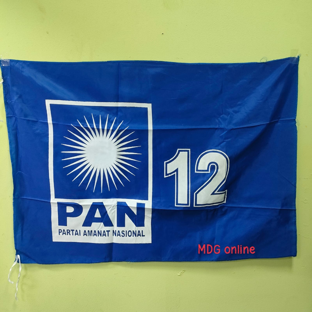 Jual Bendera Partai PAN 60x90cm | Shopee Indonesia