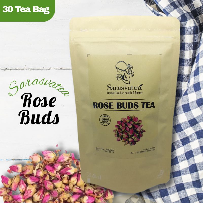 Jual Rose Buds Flower Tea : Teh Kuncup Bunga Mawar Merah Herbal Tea Isi ...