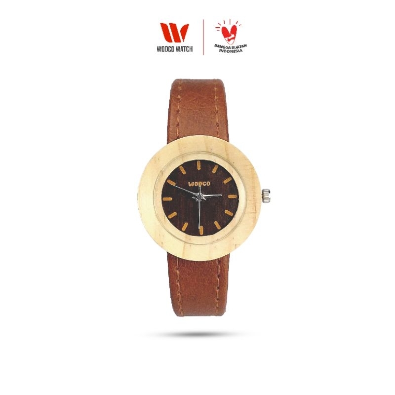 Jual Jam tangan kayu wanita - Wodco Srikandi Mini Cokelat | Shopee ...