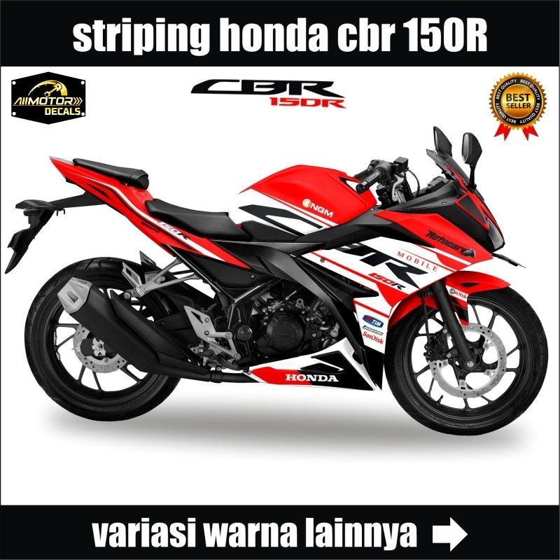 Jual Decal Stiker Honda Cbr 150r Facelift Livery Ducati / Striping ...